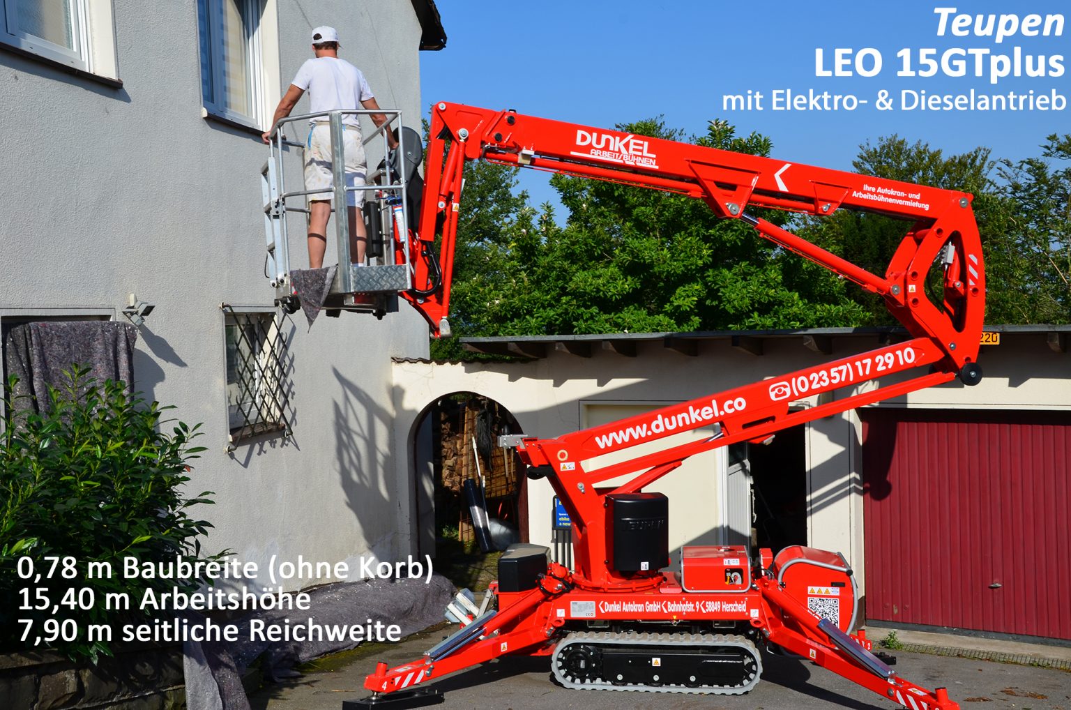 LEO 15 GTplus mit Elektro- & Dieselantrieb – Arbeitsbühnen , Autokran ...